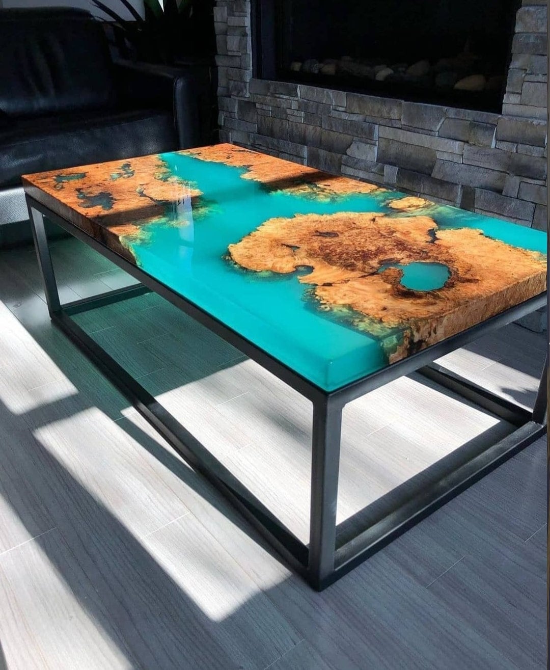 Resin Coffee Table, Handmade Epoxy Coffee Tables, Vivid Edge Eesin ...