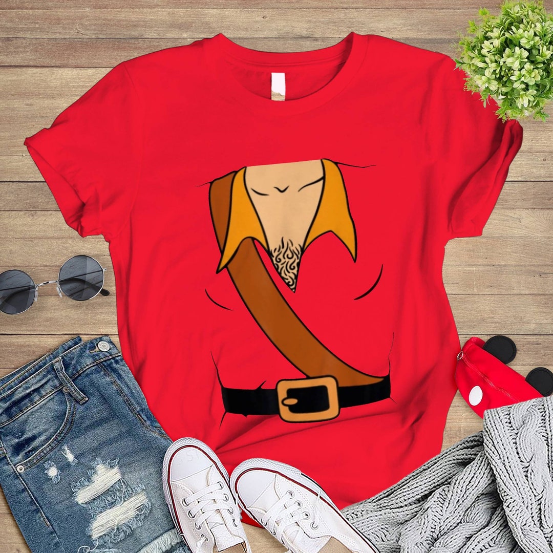 Beauty and the Beast Shirt Gaston Costume Halloween Shirt - Etsy