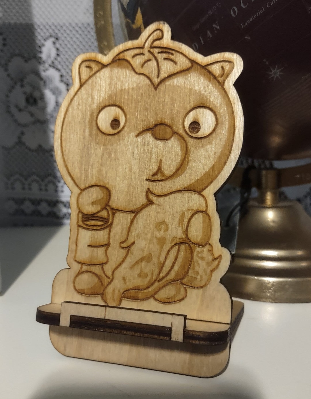 Tanuki-san Phone Stand - Etsy