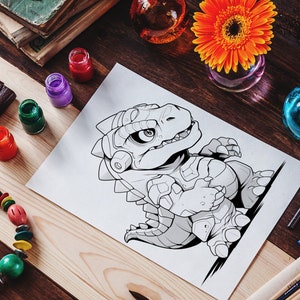 Meka Mofu Coloring Book Vol 1, 50 Printable Pages, Instant Download, 8 ...