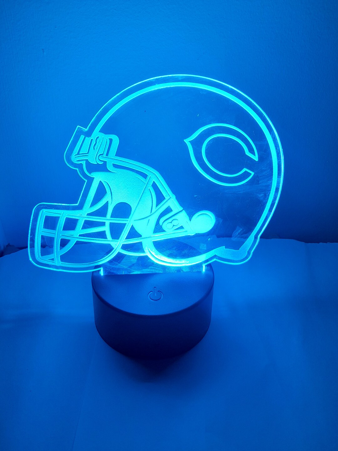 Chicago Bears Edge Lit Light Sign - Etsy