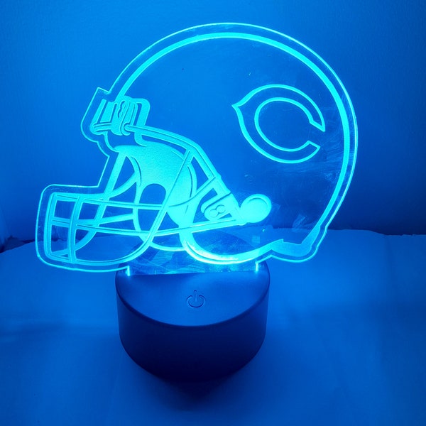 Chicago Bears Led Sign - Etsy