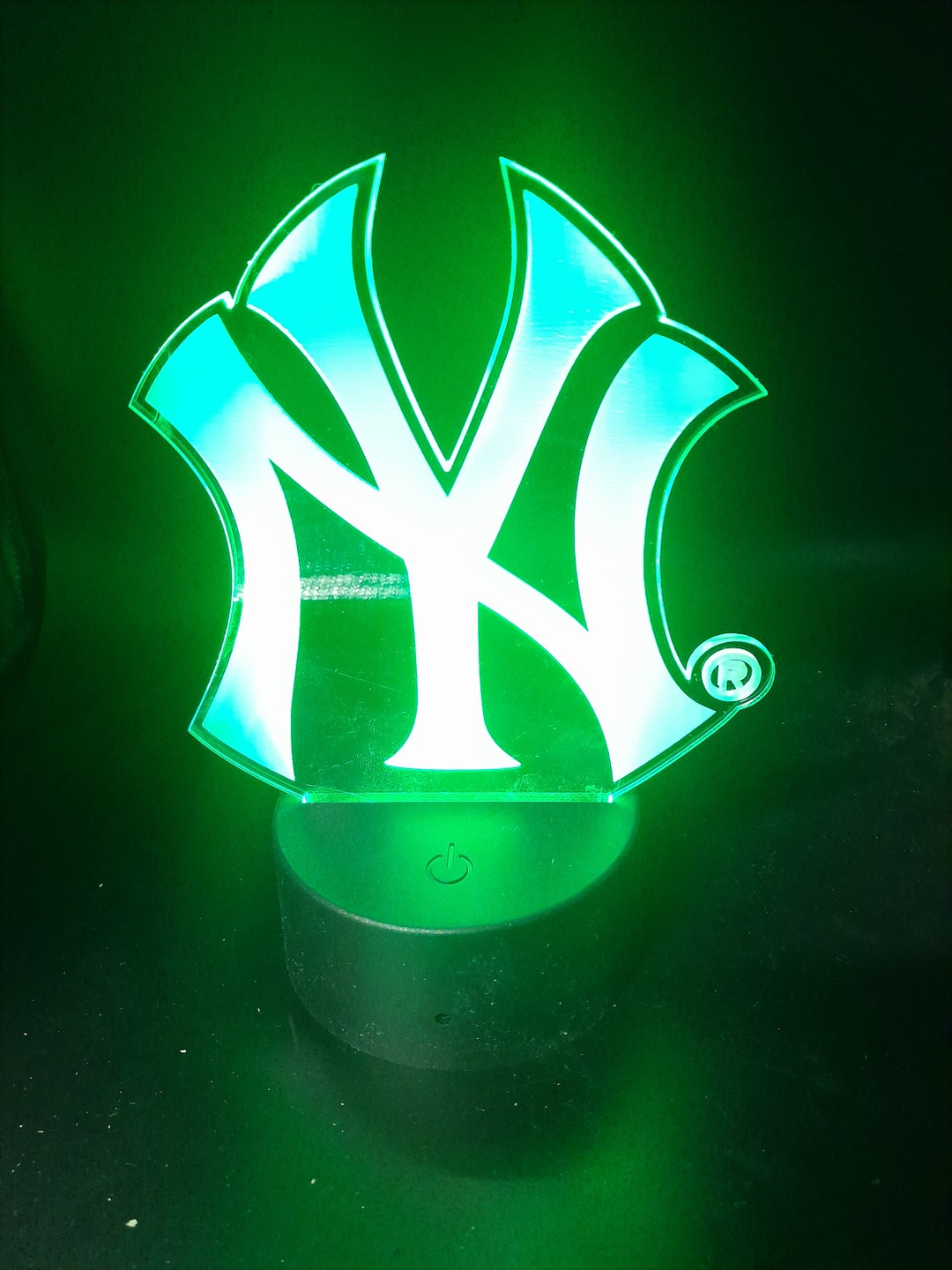 New York Yankees NYC Edge Lit Light Sign, Night Light, Desk Lamp - Etsy