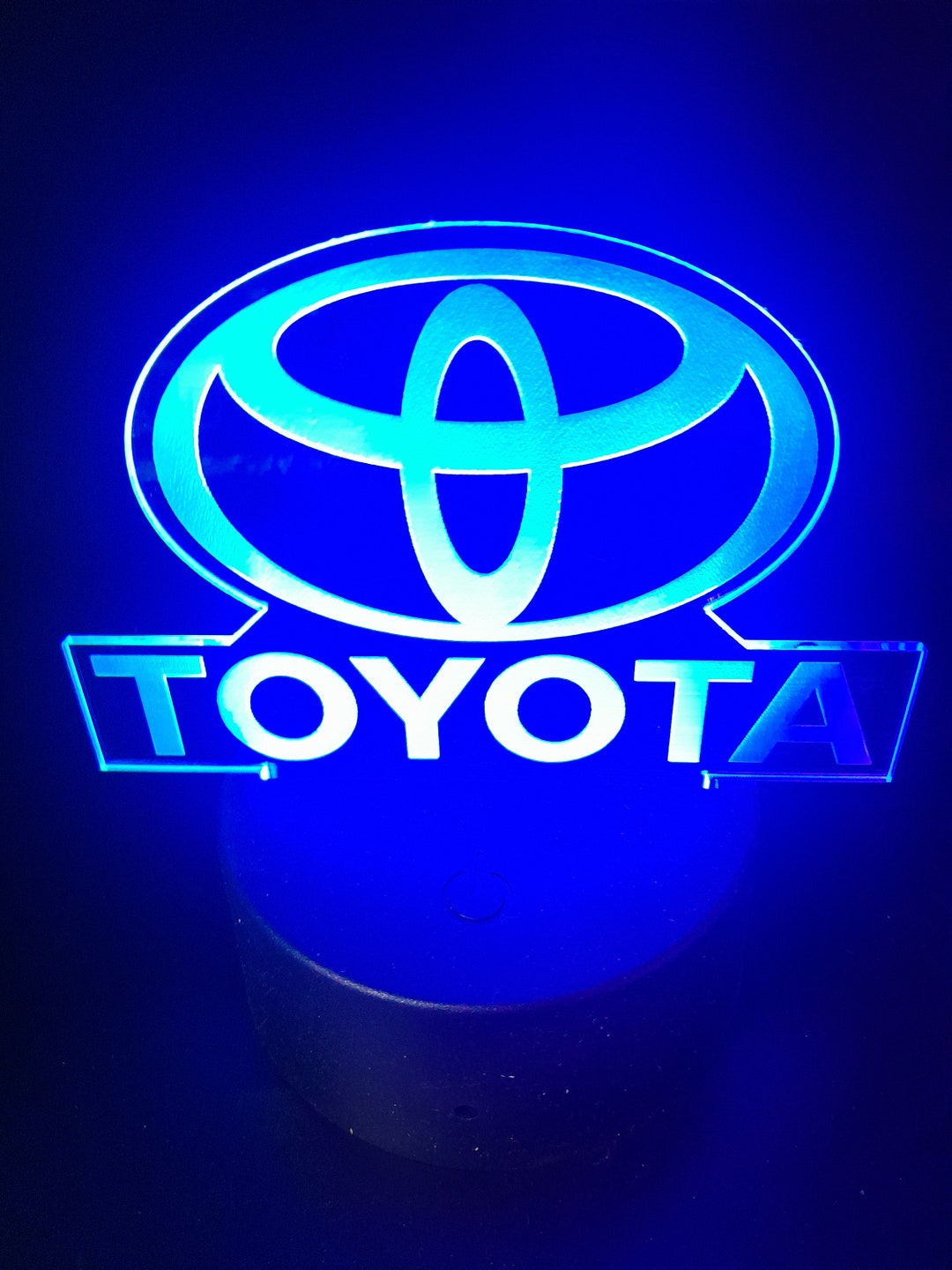 Edge Lit Toyota Light Sign, Night Light - Etsy