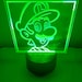 Edge Lit Luigi Light Sign, Night Light - Etsy