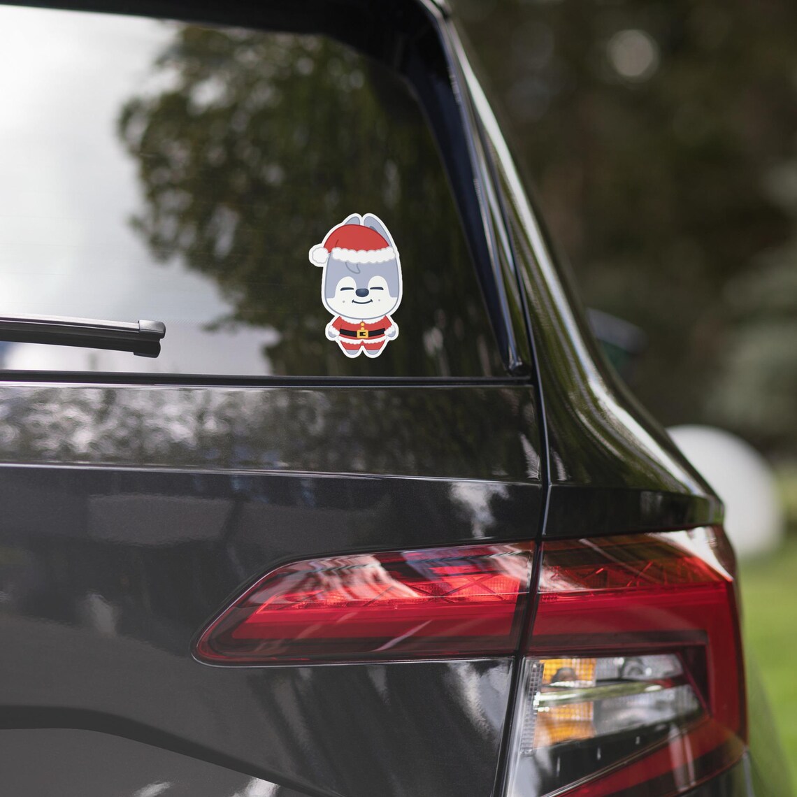 Wolf Chan Santa Sticker • SKZOO Christmas Sticker • Stray Kids Holiday ...