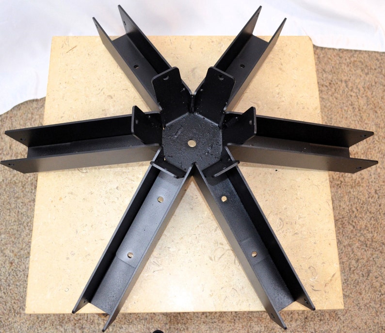 DIY Heavy Duty Iron Hexagon 6-way Spider Bracket Kit - Craft Your Own ...