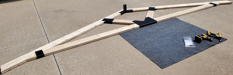 Diy Truss Center Joints Bracket | 2x6 or 2x8 Truss | Lumber Not ...