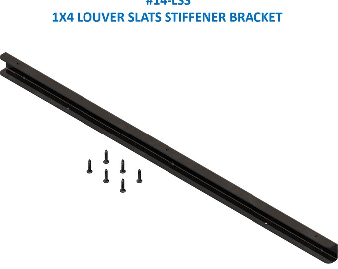 120 Piec Kit of PVC Stiffener, 3/4" Louvers Slat Stiffener SS, 3/4" PVC ...