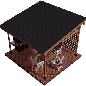 DIY Lean-to Brackets Kit: Adjustable Width & Pitch, Easy Build - Etsy