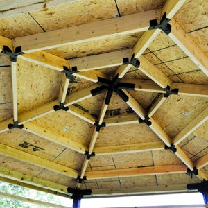 DIY Heavy Duty Iron Hexagon 6-way Spider Bracket Kit - Craft Your Own ...