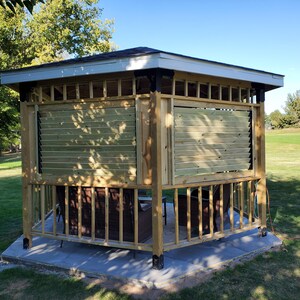 48" DIY Louver Bracket Kit: Privacy & Storm Shutters - Etsy