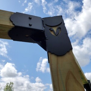 DIY Heavy Duty 4x4 Octagon Elbow Bracket: 45-degree Wood Framing ...