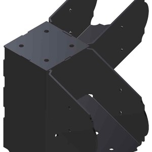 Diy 4X4 Iron 60-degree Bracket Hexagon Elbow Bracket Diy Pergola ...