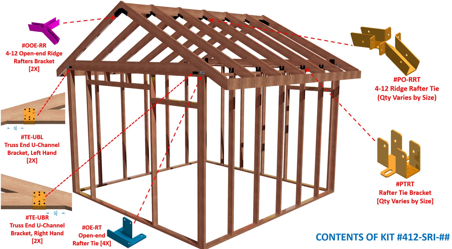 DIY Rafter Tie Bracket: Heavy Duty Joist for 2x Lumber - Etsy