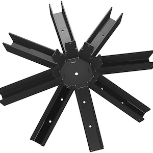 DIY Heavy Duty Iron Octagon 8-way Spider Bracket Kit - Craft Your Own ...