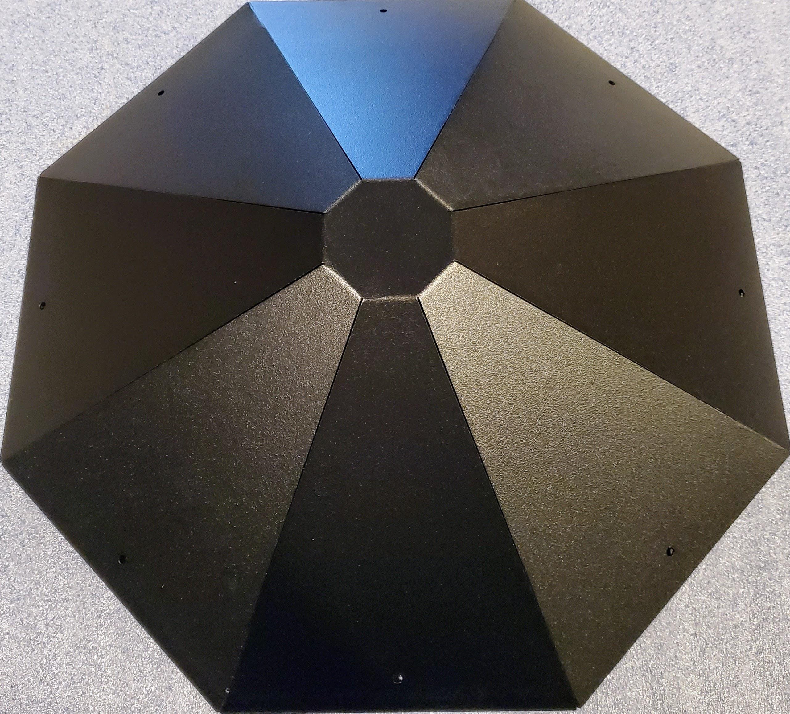 DIY Weatherproof Octagon Gazebo Roof Peak Cap: Durable Metal Cover (3 ...