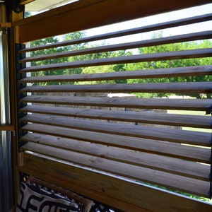 48" DIY Louver Bracket Kit: Privacy & Storm Shutters - Etsy