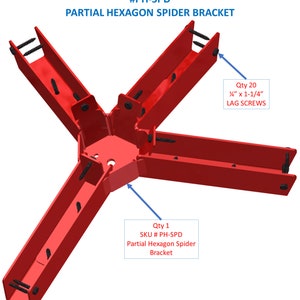 4x4 DIY Linear Hexagon Pavilion Brackets Kit - Ultra Luxury Outdoor ...