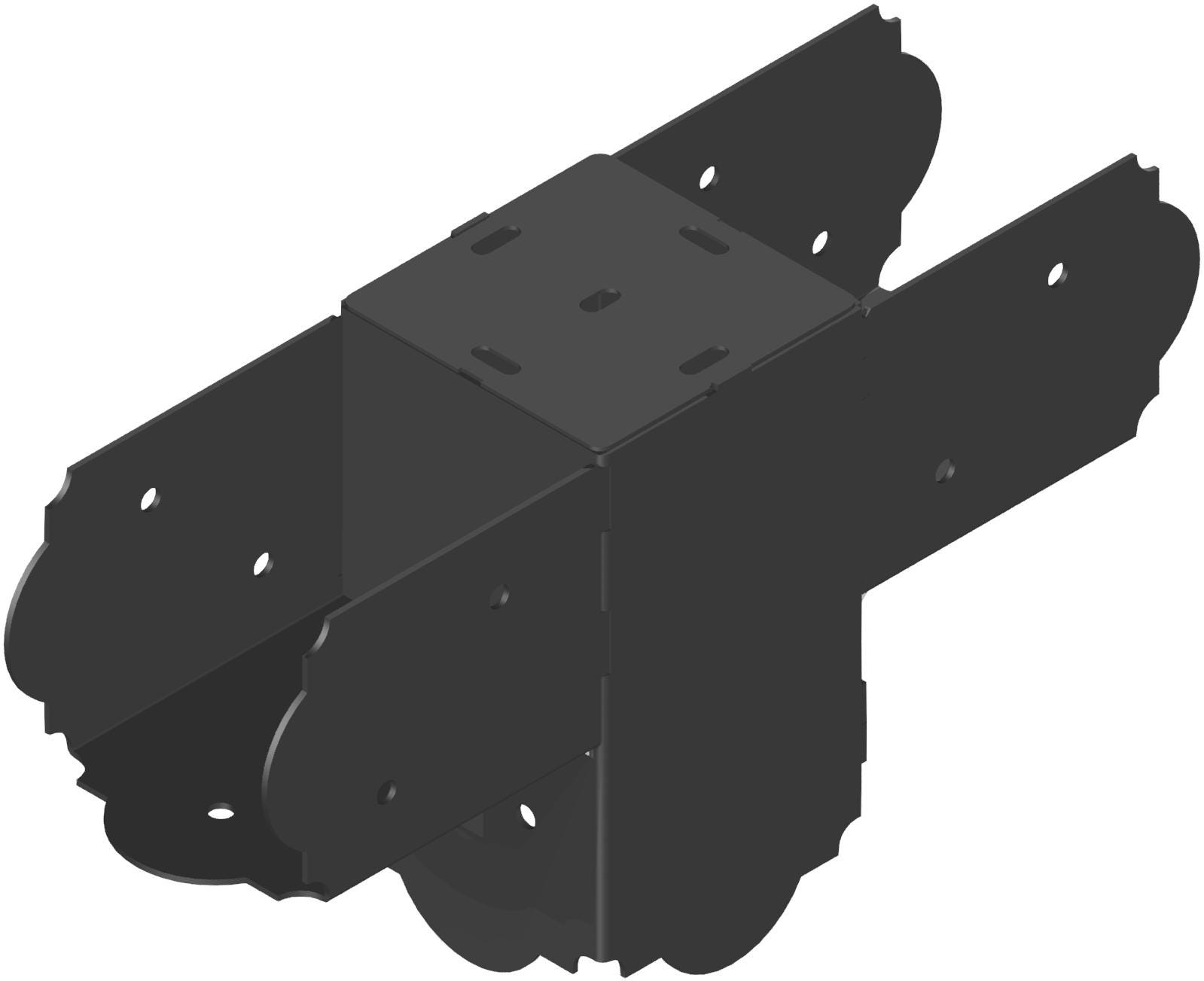 Heavy Duty Tee Bracket for 4x4 DIY Straight Extension Support - Etsy