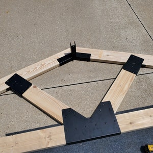 DIY 4-12 Pitch Truss Brackets Kit: Any-size, Heavy Duty - Etsy