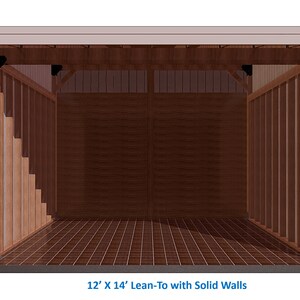 DIY 6x6 Freestanding Lean to Brackets Kit - Easy-to-build Garden ...