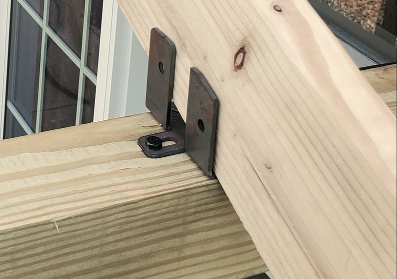 Diy Universal Wall Top Rafter Tie Bracket Diy Post Top Rafter Tie ...