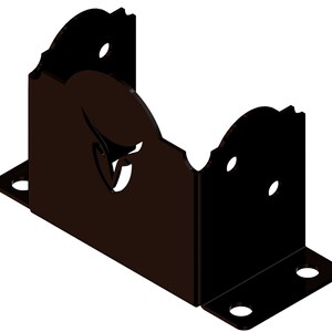 DIY Heavy Duty 4x6 Post Anchor Bracket for Concrete| Affordable and ...