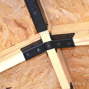DIY Heavy Duty Ridge Rafter Tie Bracket: 5-12 Pitch Roof, Tiny Home - Etsy
