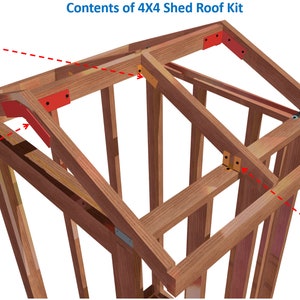 DIY Heavy Duty Ridge Rafter Tie Bracket: 5-12 Pitch Roof, Tiny Home - Etsy