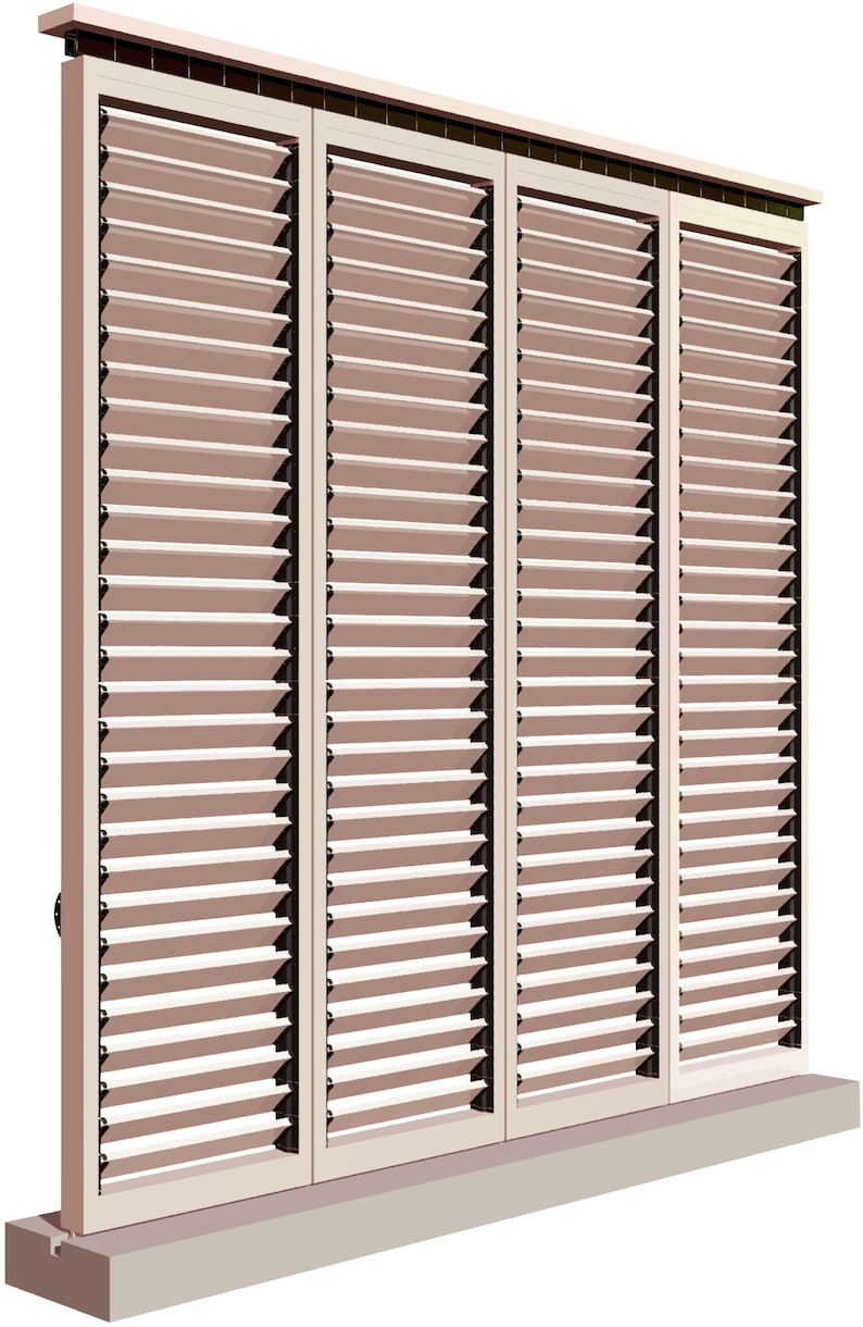 48" DIY Louver Bracket Kit: Privacy & Storm Shutters - Etsy