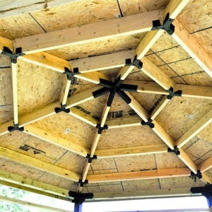 DIY Hexagon Roof Brackets Kit | Lumber Not Included - Etsy