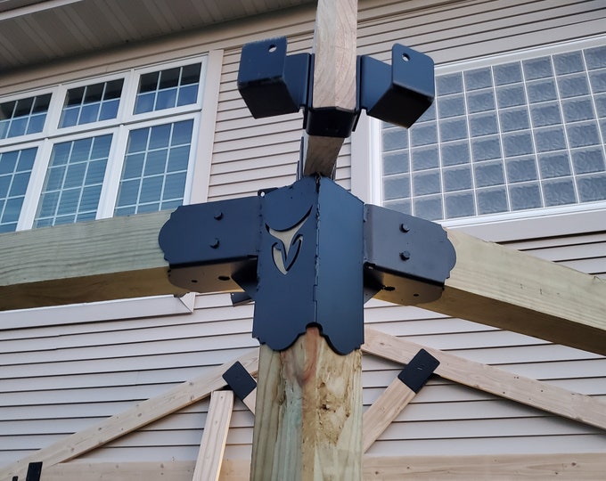 DIY 6x6 Octagon Gazebo Brackets Kit: Surface Mount (lumber Not Included ...