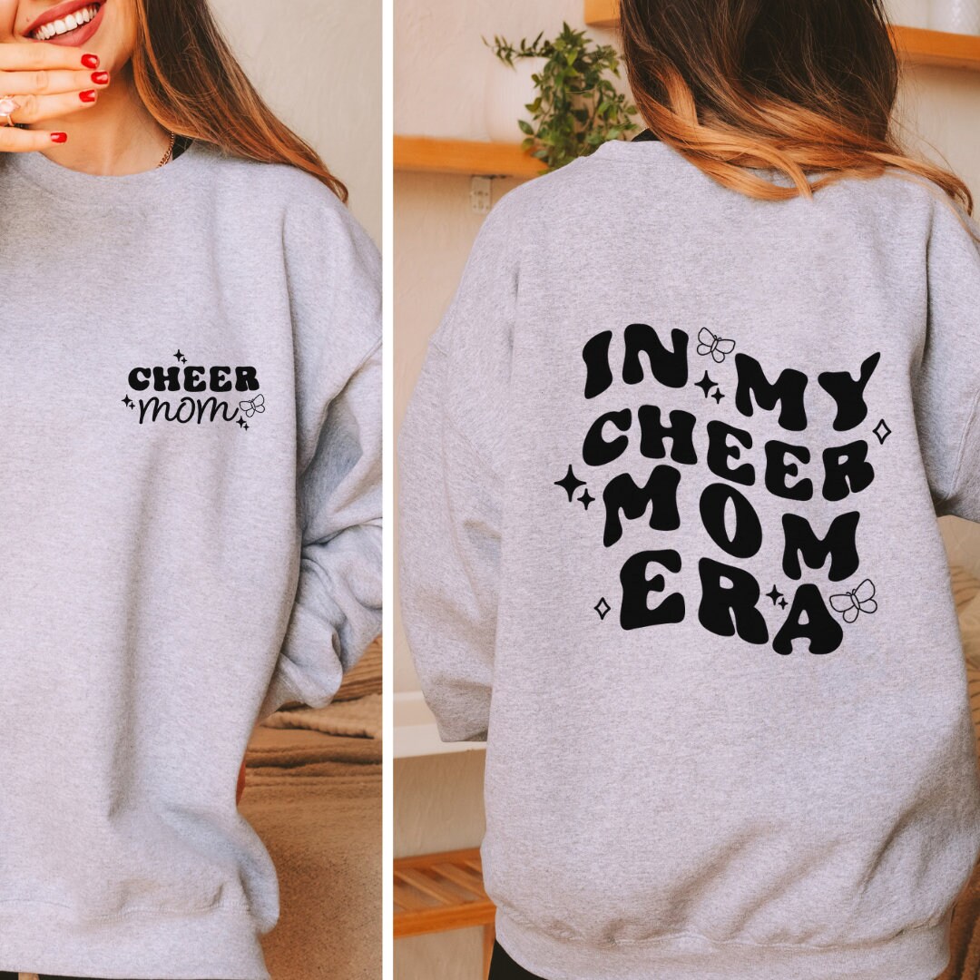 In My Cheer Mom Era Sweatshirt Cheer Mom Sweatshirt Mom Era Etsy