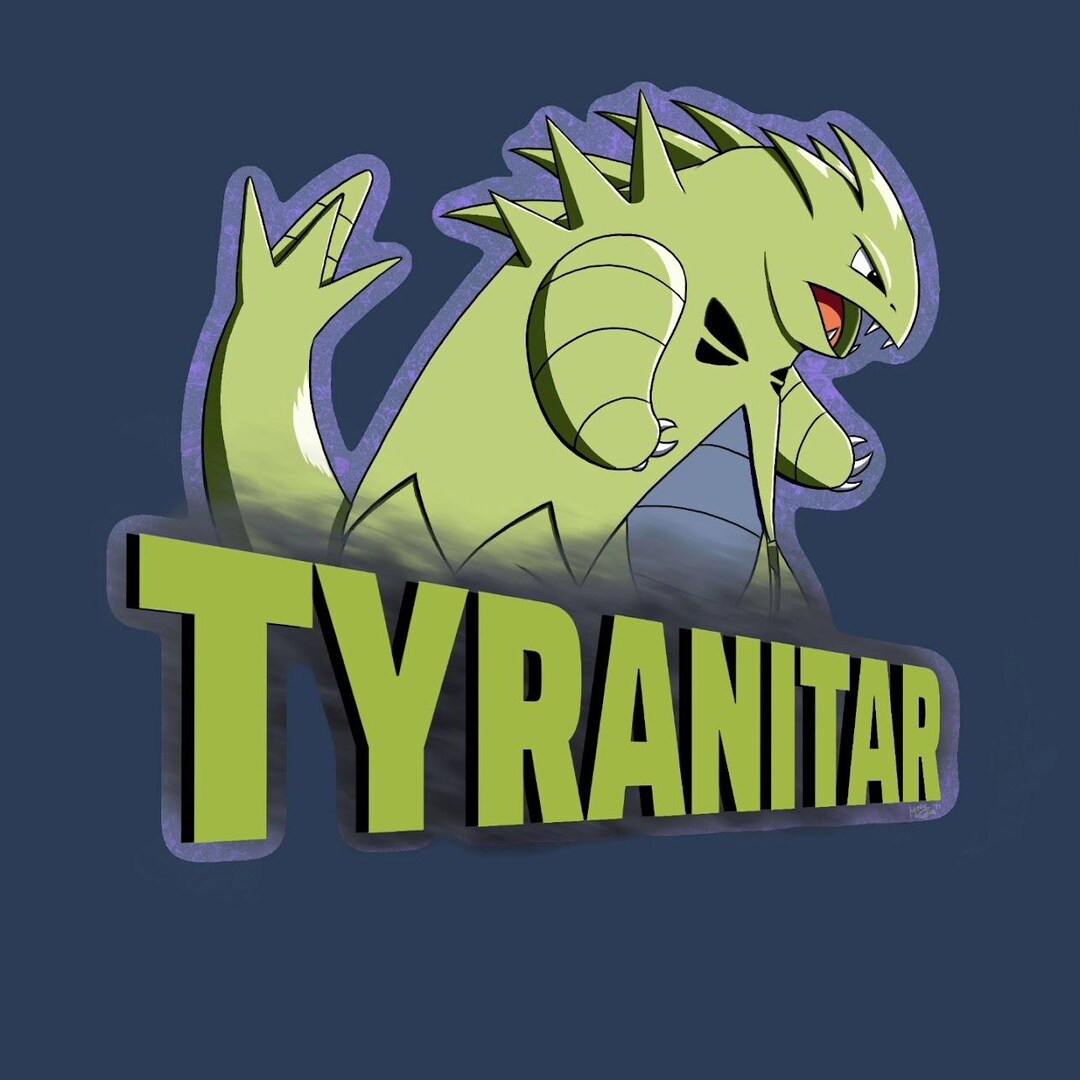 Tyranitar Sticker - Etsy