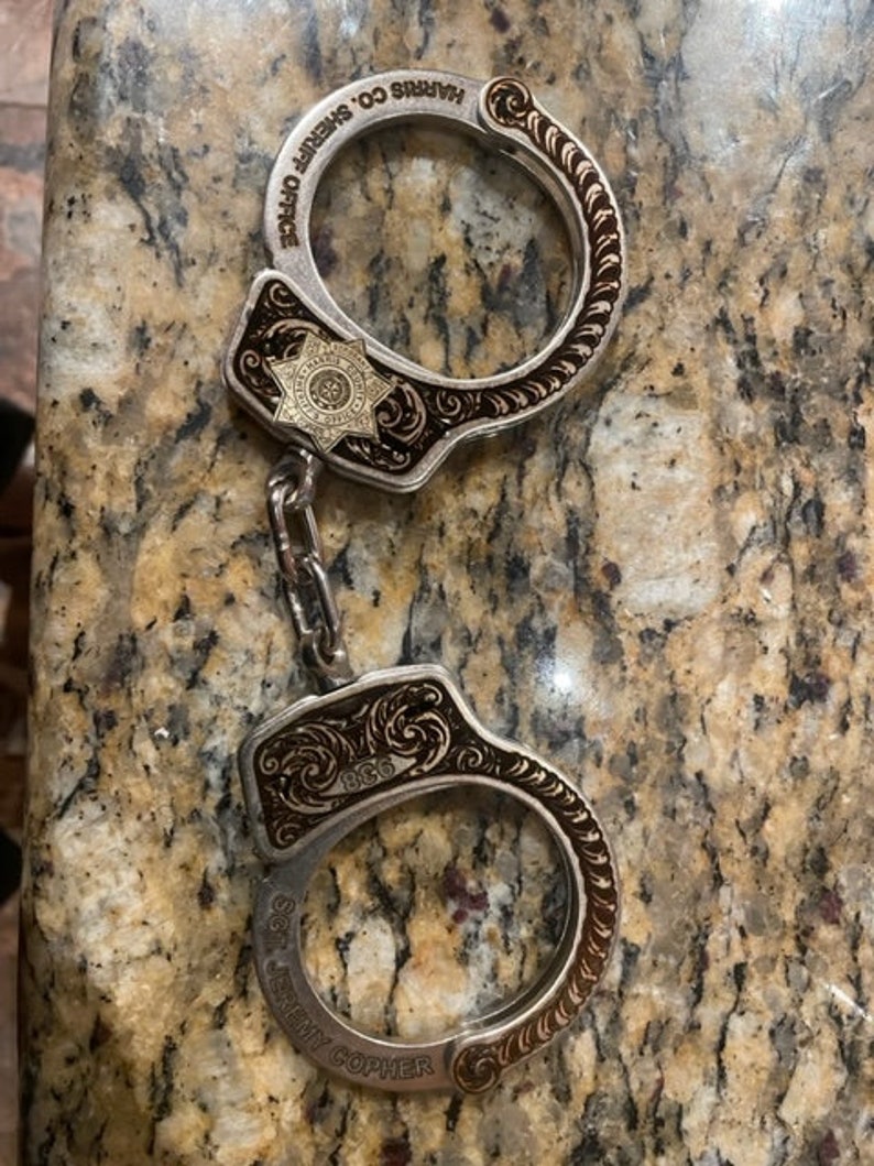 Handcuffs Custom Engraved - Etsy