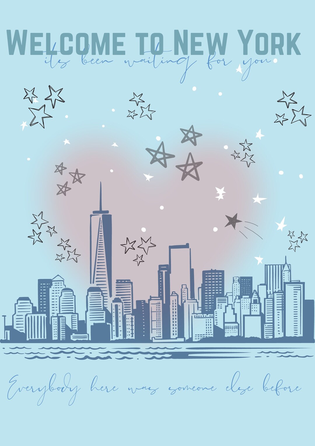 Welcome to New York Digital Download Poster - Etsy