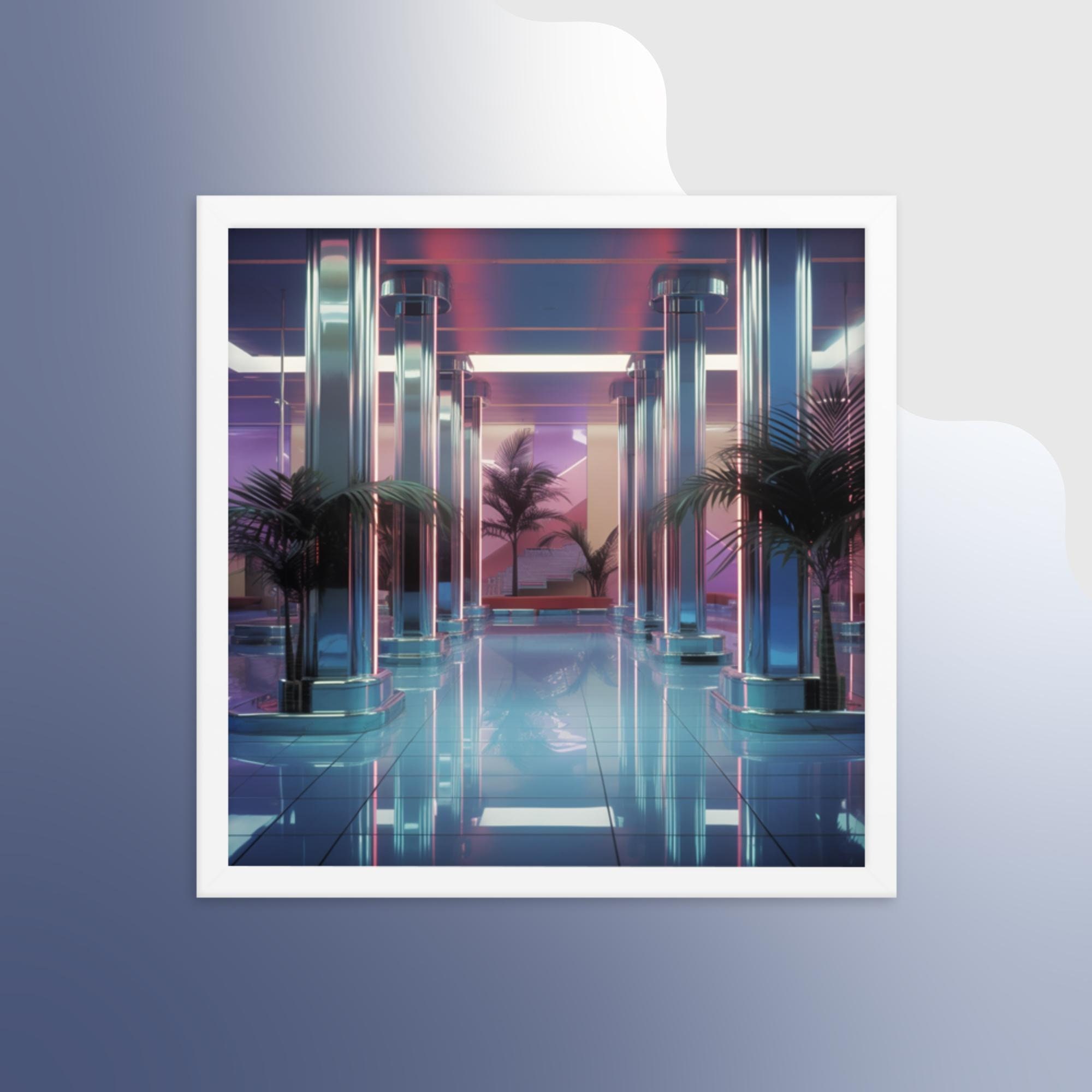 Liminal Wall Art | Fantasy Image | Liminal Space Aesthetic | Retro 80s ...