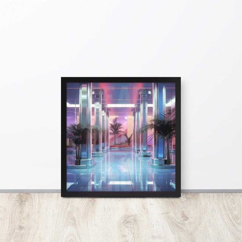 Liminal Wall Art | Fantasy Image | Liminal Space Aesthetic | Retro 80s ...