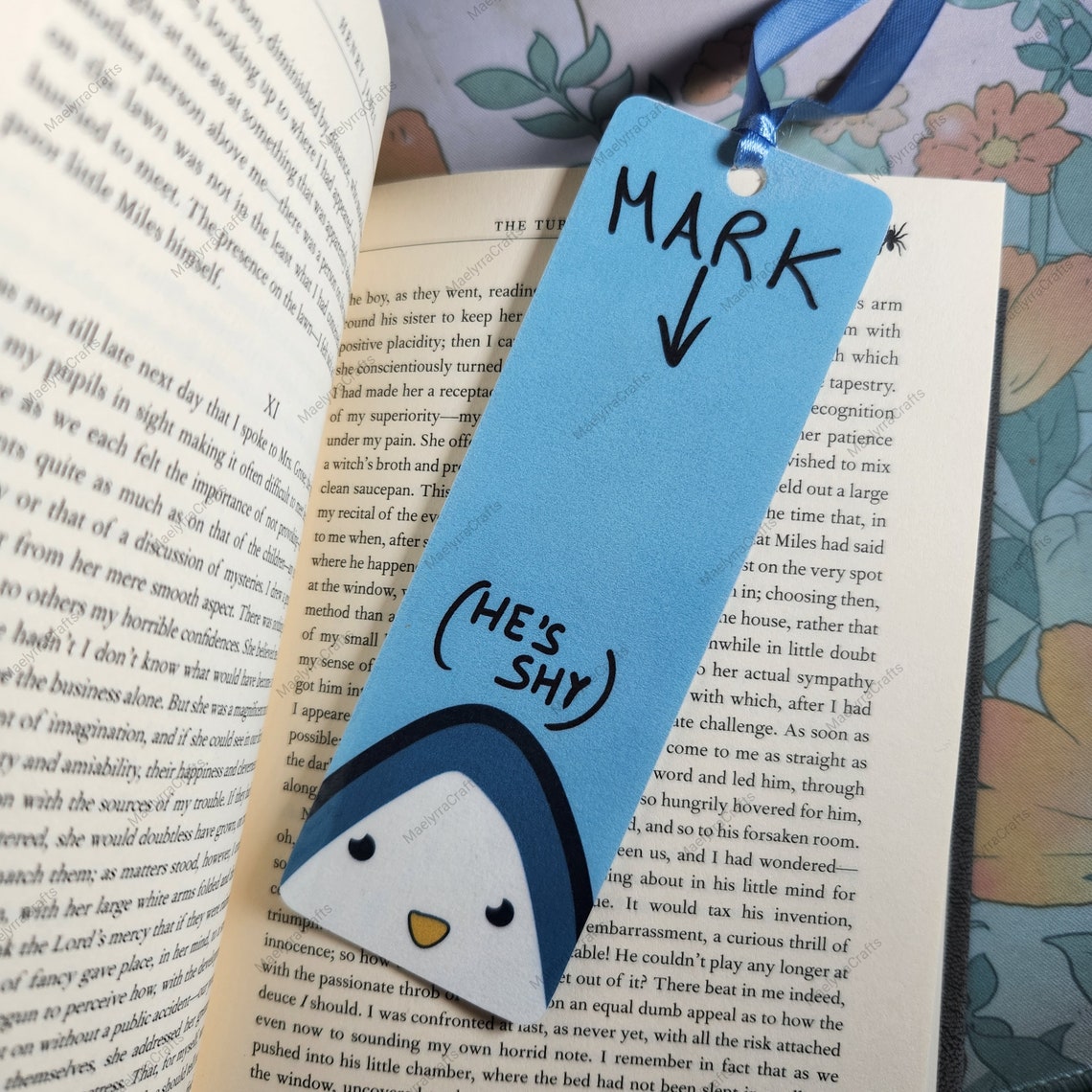 Bookmark Penguin Pun Double-sided Laminated Bookmark - Etsy