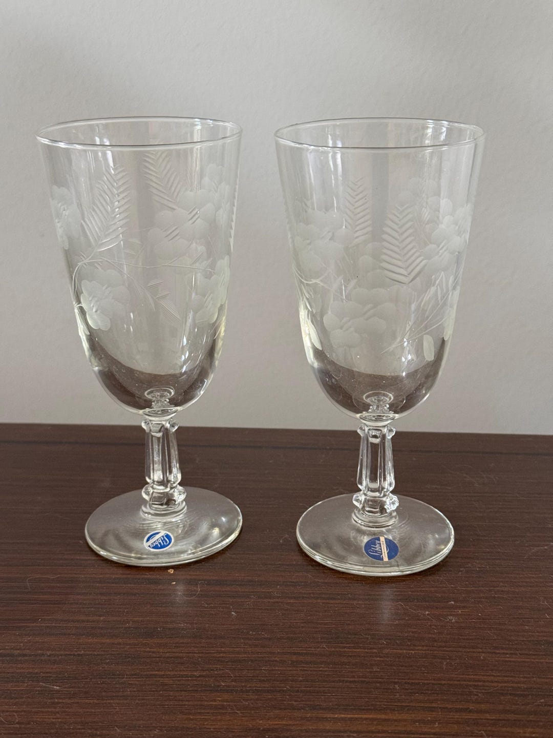 Libbey Crystal Garland Juice Glasses - Etsy