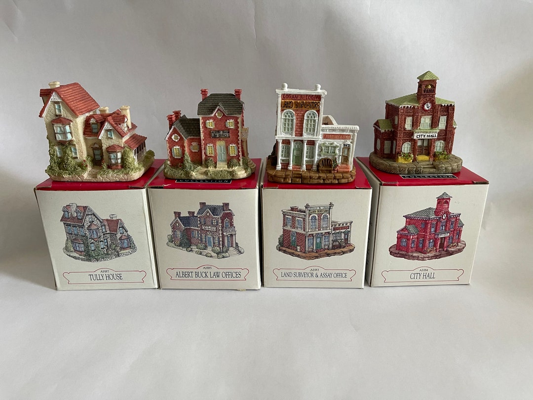 Liberty Falls Americana Collection 1990’s Box Victorian Figurines - Etsy