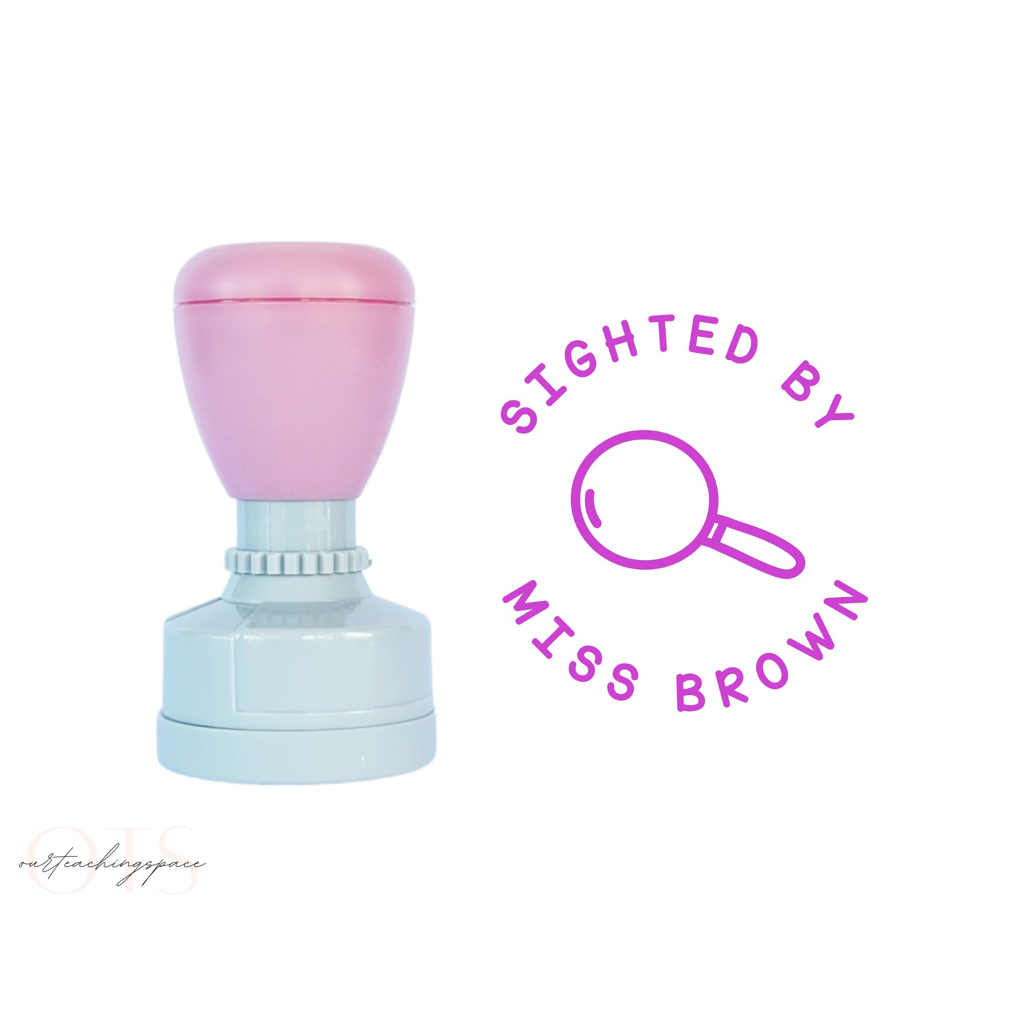 Personalised Teacher Stamp, Custom Teacher Stamp, Teacher Gift Stamp ...