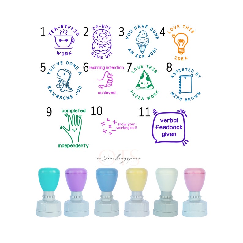 Classroom Stamps Non Custom Stamp Custom Teacher Stamp Personalised ...