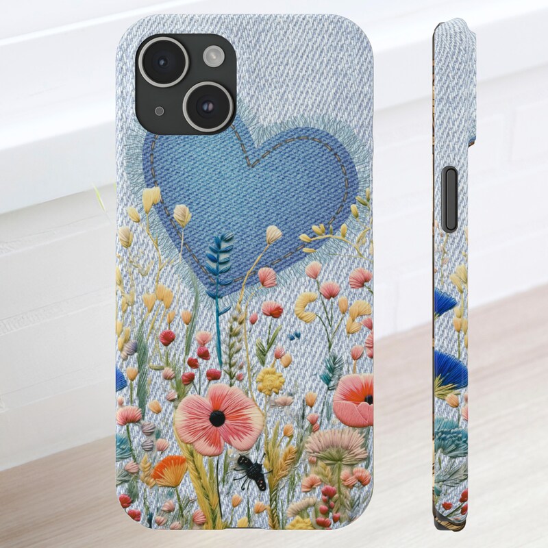 Denim Phone Case - Etsy