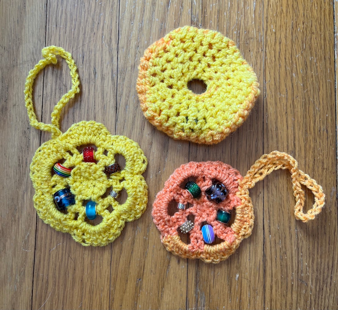 Fidget Flower With Color Changing Mood Bead Orange Poppy - Etsy