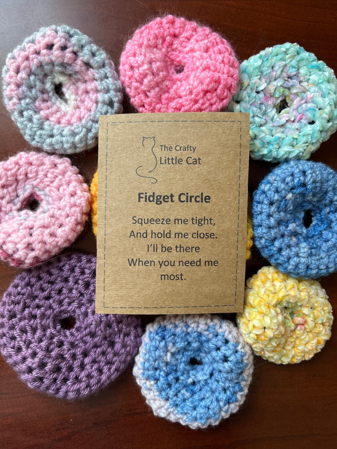 Fidget Circle - Marble Donut - Variety - the Crafty Little Cat - Etsy