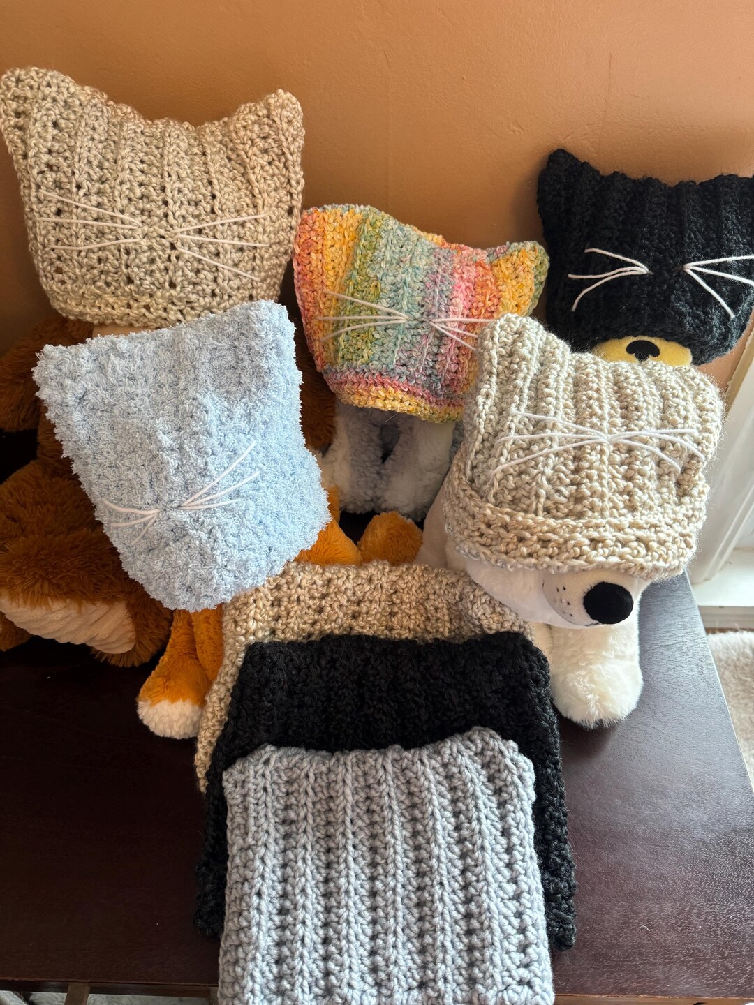 Adorable Handmade Crochet Cat-ear Beanie - Winter Hat - Etsy