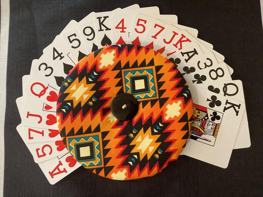 Fabric Playing Card Holder: Stocking Stuffers, Handmade Game Night ...