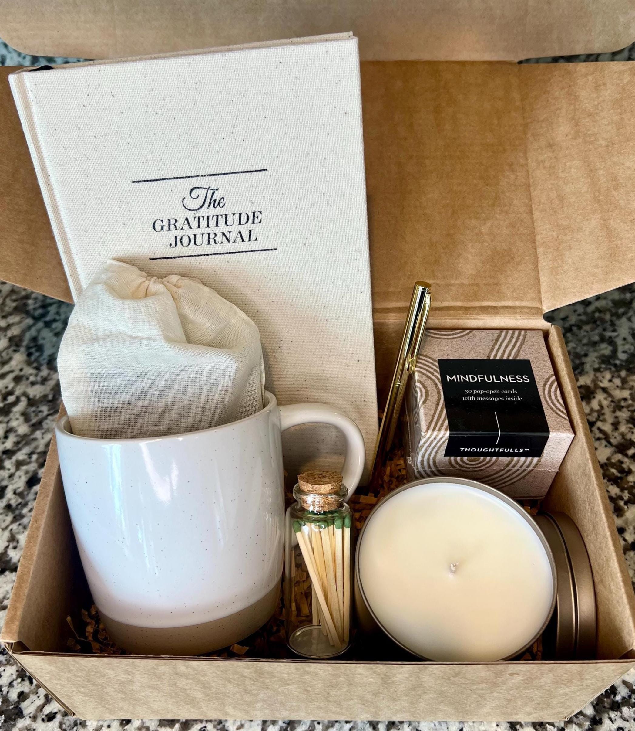 Mindfulness Gift Box Meditation Kit Wellness Set Gratitude Journal ...